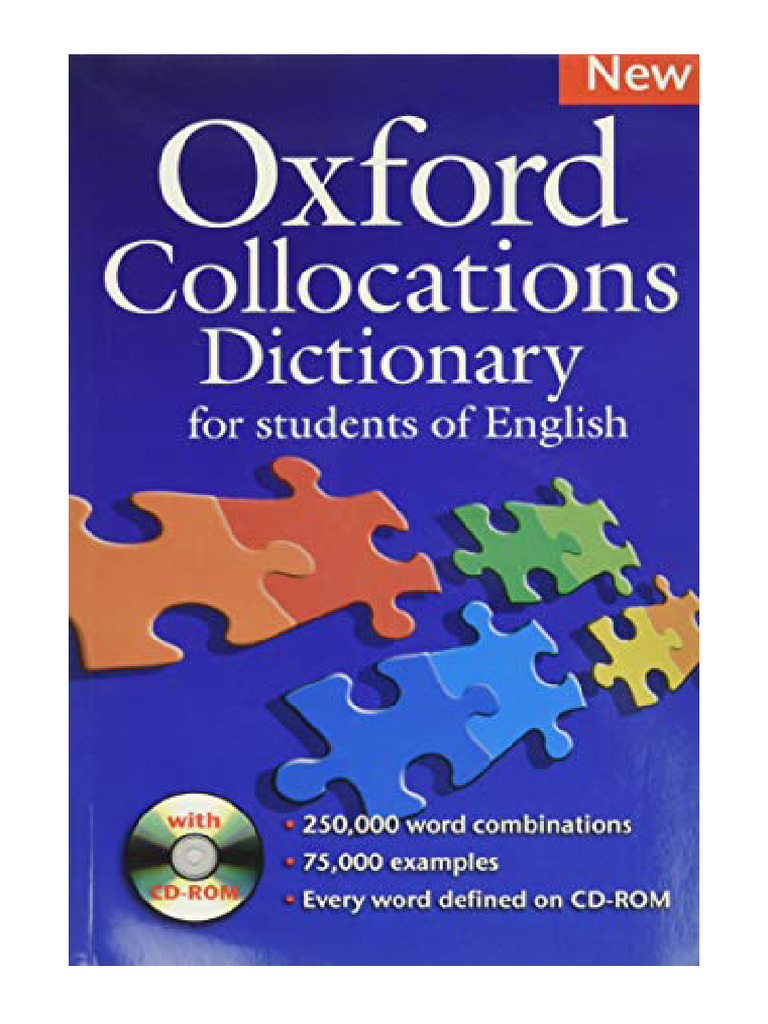 Oxford Collocations5 Dictionary For Students of English - A Corpus ...