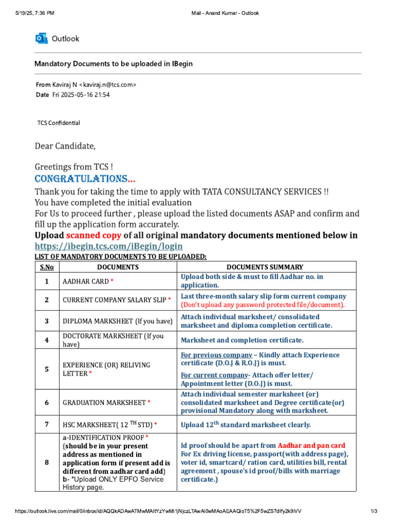 List of Documents | PDF