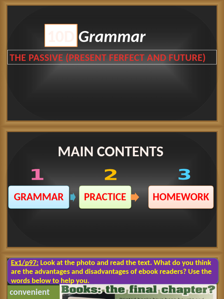 Passive Voice Practice: Present & Future | PDF | Perfect (Grammar ...