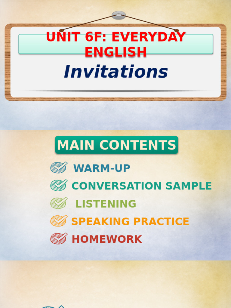Understanding Invitations in English | PDF | Meal