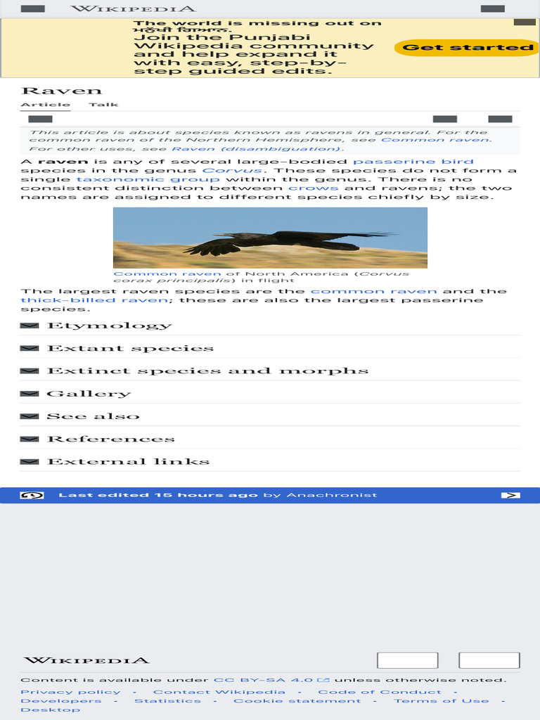 Raven - Wikipedia | PDF