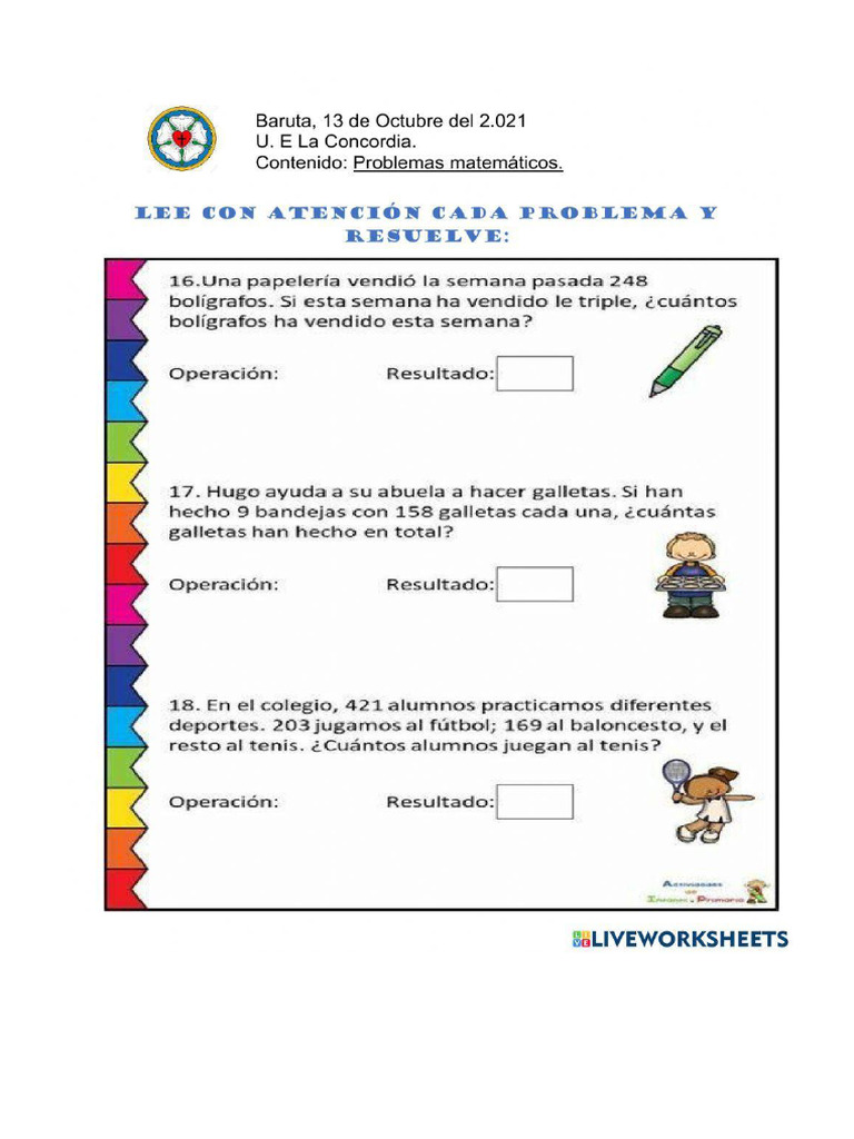 Problemas Razonados para 5º de Primaria 2 | PDF