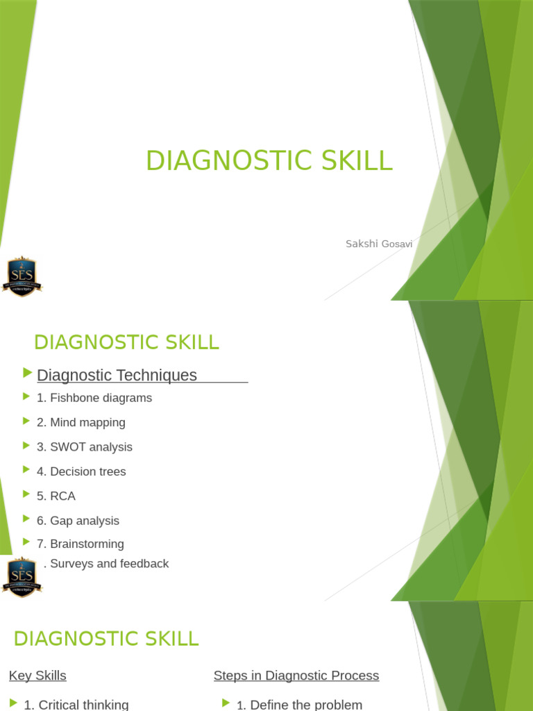 Diagnostic Skill | PDF