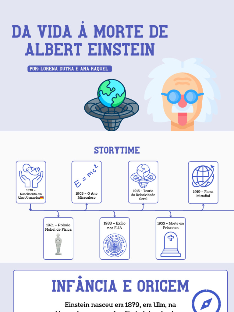 Vida e Legado de Albert Einstein | PDF | Albert Einstein | Física