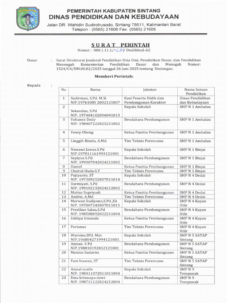 Surat Perintah | PDF