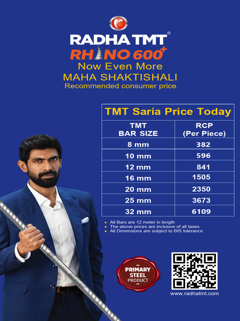 TMT Price List for 2025 | PDF