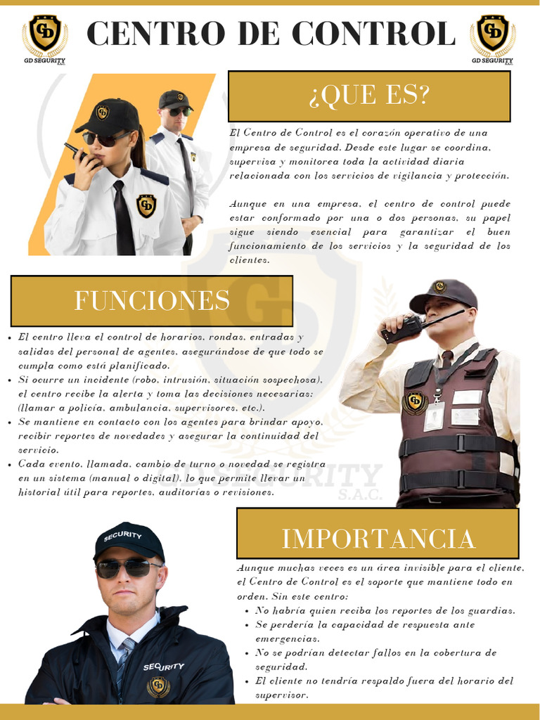 Importancia del Centro de Control en Seguridad | PDF