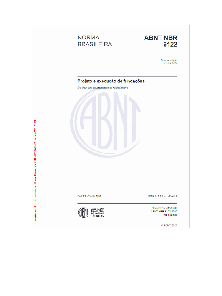 Pdfcoffee.com Nbr 6122 2022 PDF Free | PDF