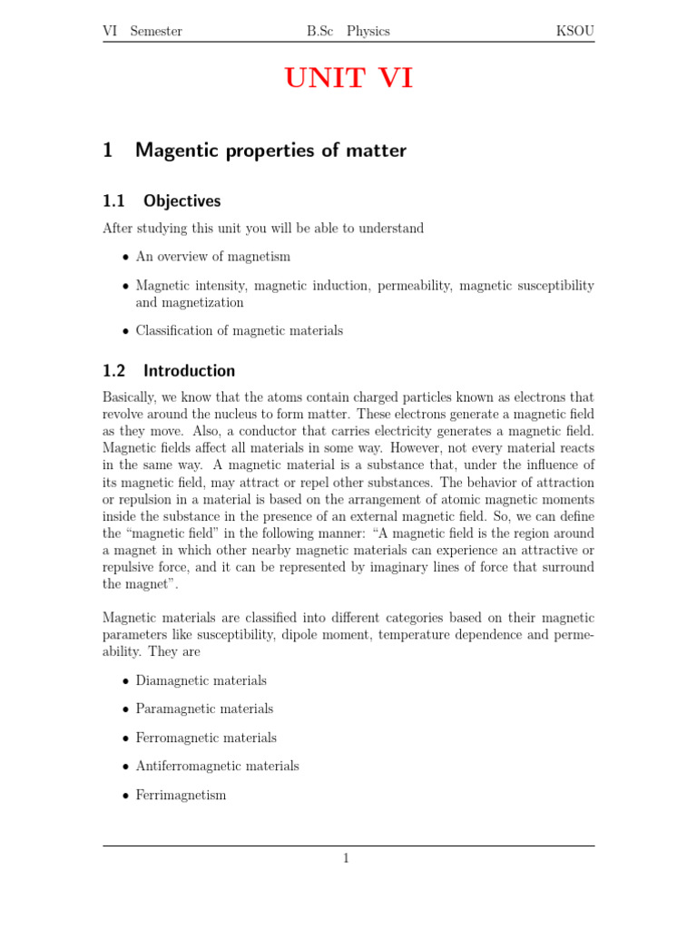 SLM For Assigment Questions Only | PDF | Magnetism | Semiconductors