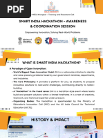 Smart India Hackathon 2024 Report | PDF | Innovation | Governance