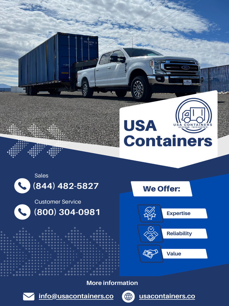 USA Containers: Nationwide Shipping Solutions | PDF