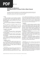 NACE SP0287-2016: Surface Profile Measurement | PDF