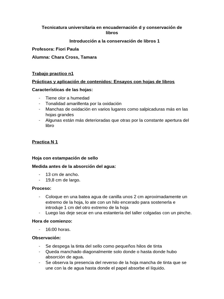 Introducción a La Conservación de Libros 1 (Recuperado) | PDF | Hoja