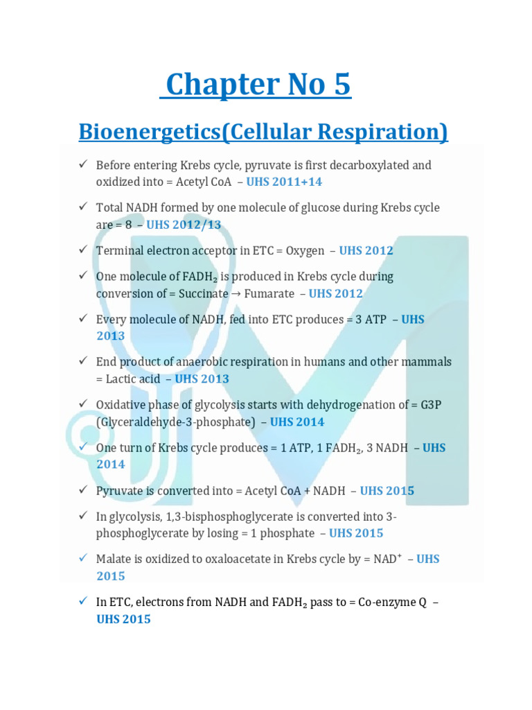 MEDEXEL BIOENERGETICS SHORTLISTING | PDF | Cellular Respiration ...