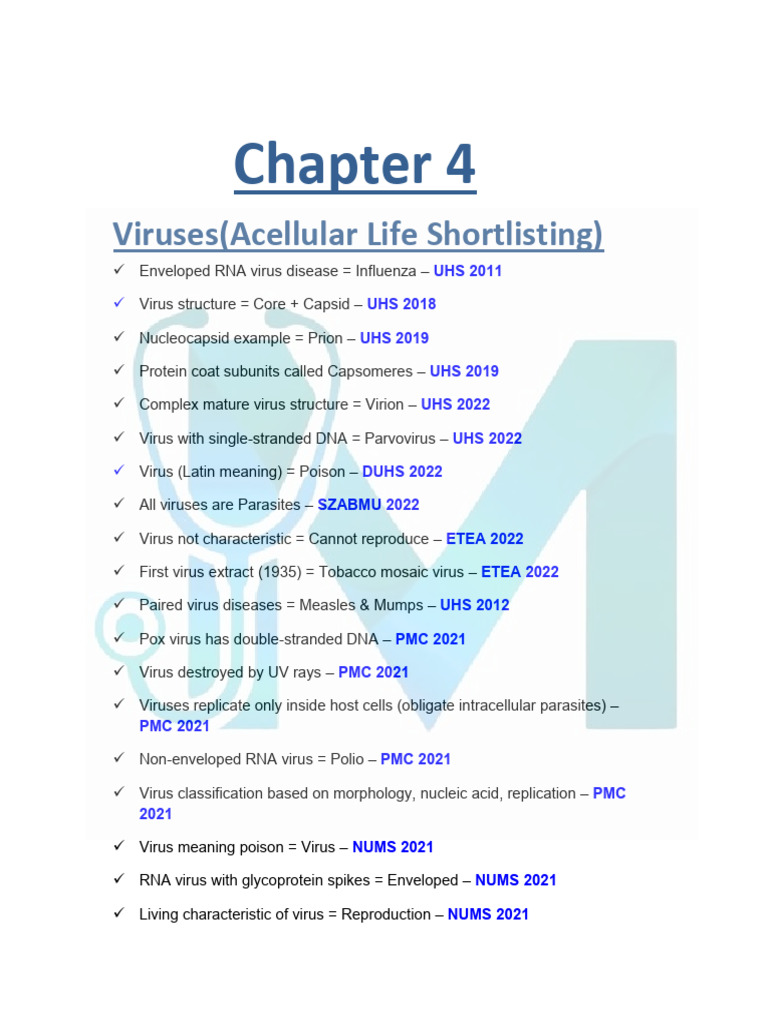 Medexel Viruses Shortlisting | PDF | Virus | Hiv