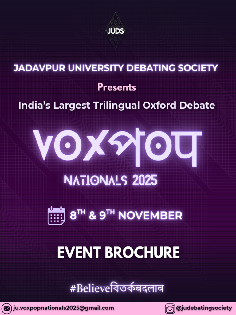 VoxPop 25: Trilingual Oxford Debate | PDF | Critical Thinking | Public ...