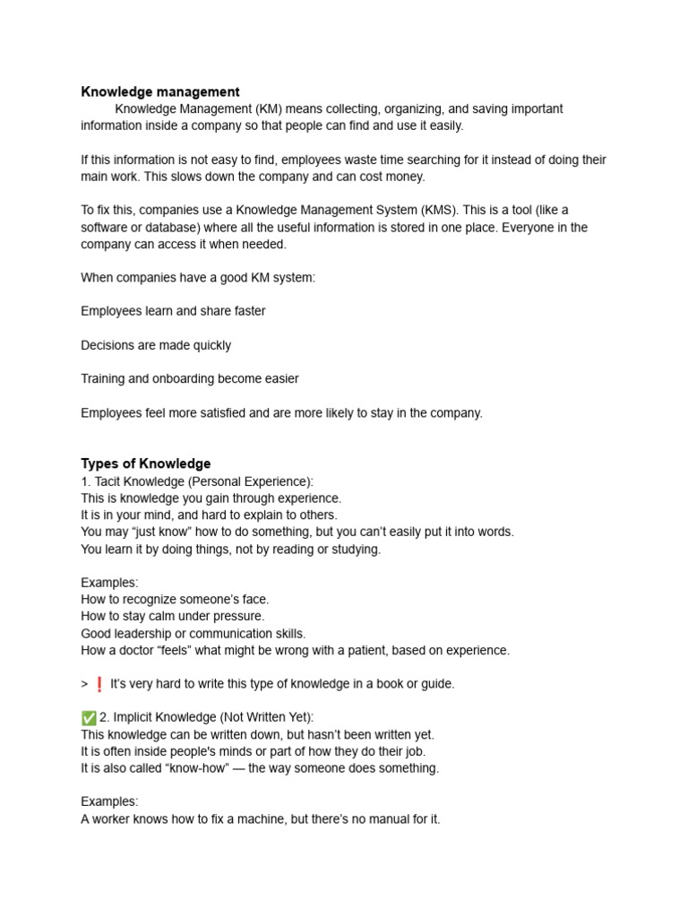 Knowledge Management & Business Intelligence | PDF | Business Intelligence | Decision Making