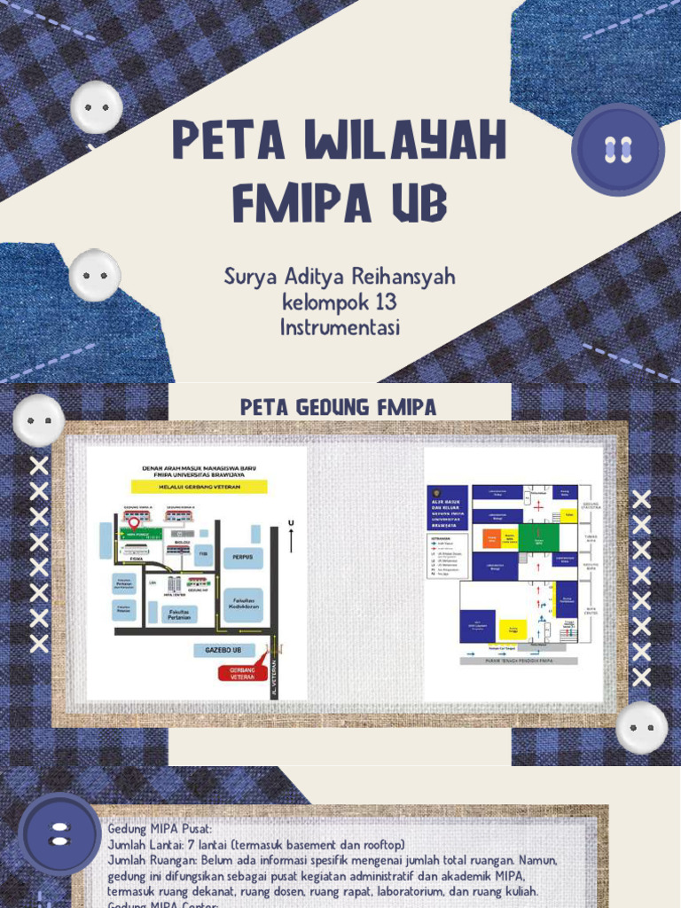 Peta Gedung FMIPA UB: Fasilitas dan Struktur | PDF
