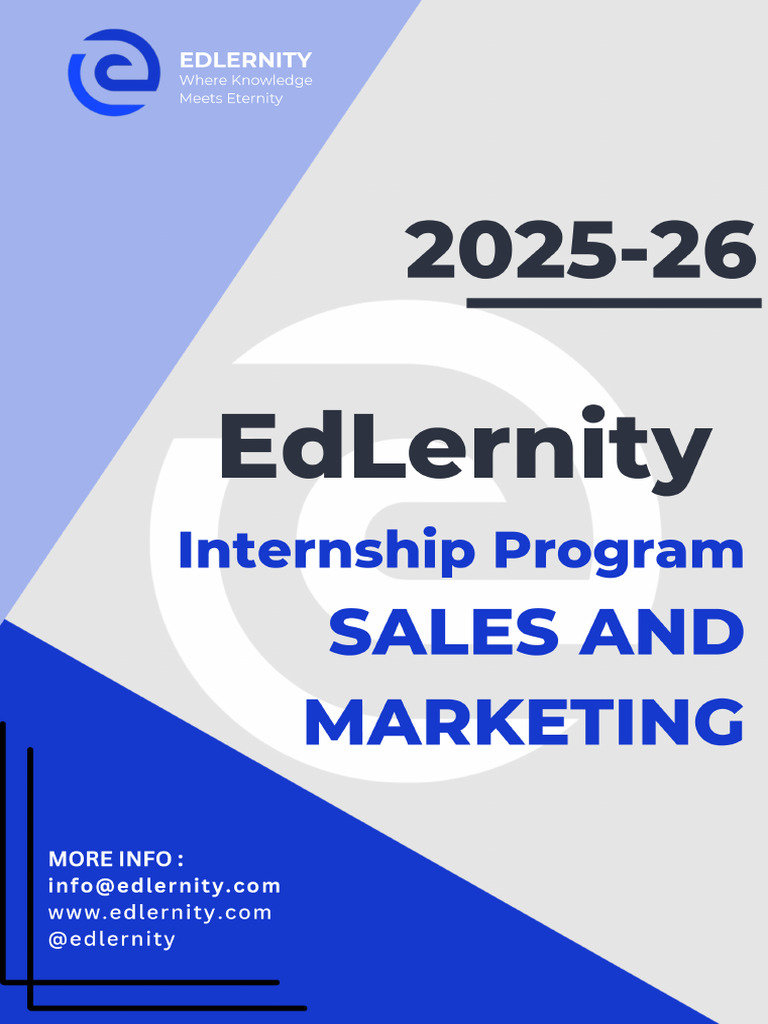 Sales and Marketing Edlernity PDF | PDF