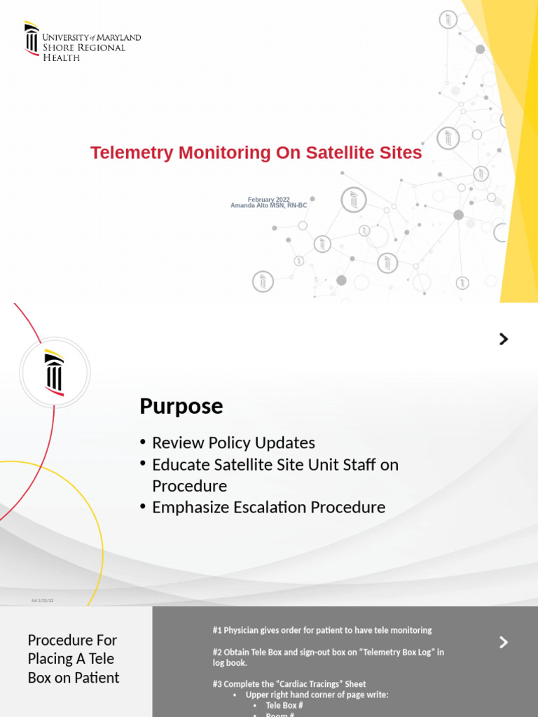 Telemetry Box Procedures for Staff | PDF | Telemetry
