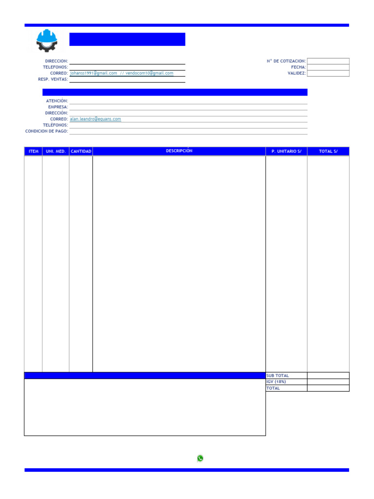 Cotizacion Polines Alan | PDF