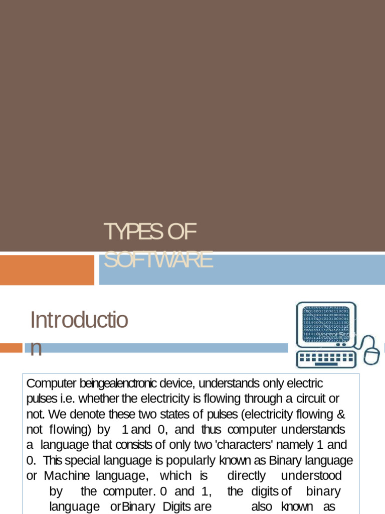 Types of Software Explained: Overview | PDF | Graphical User Interfaces ...