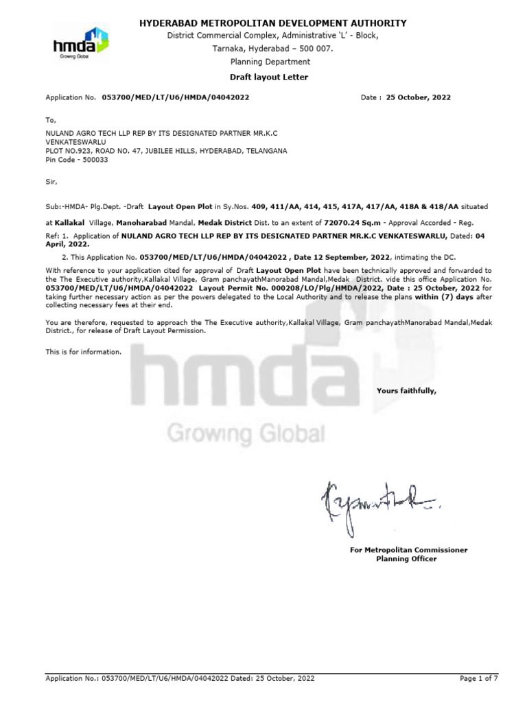 Draft Layout Letter | PDF | Sanitary Sewer