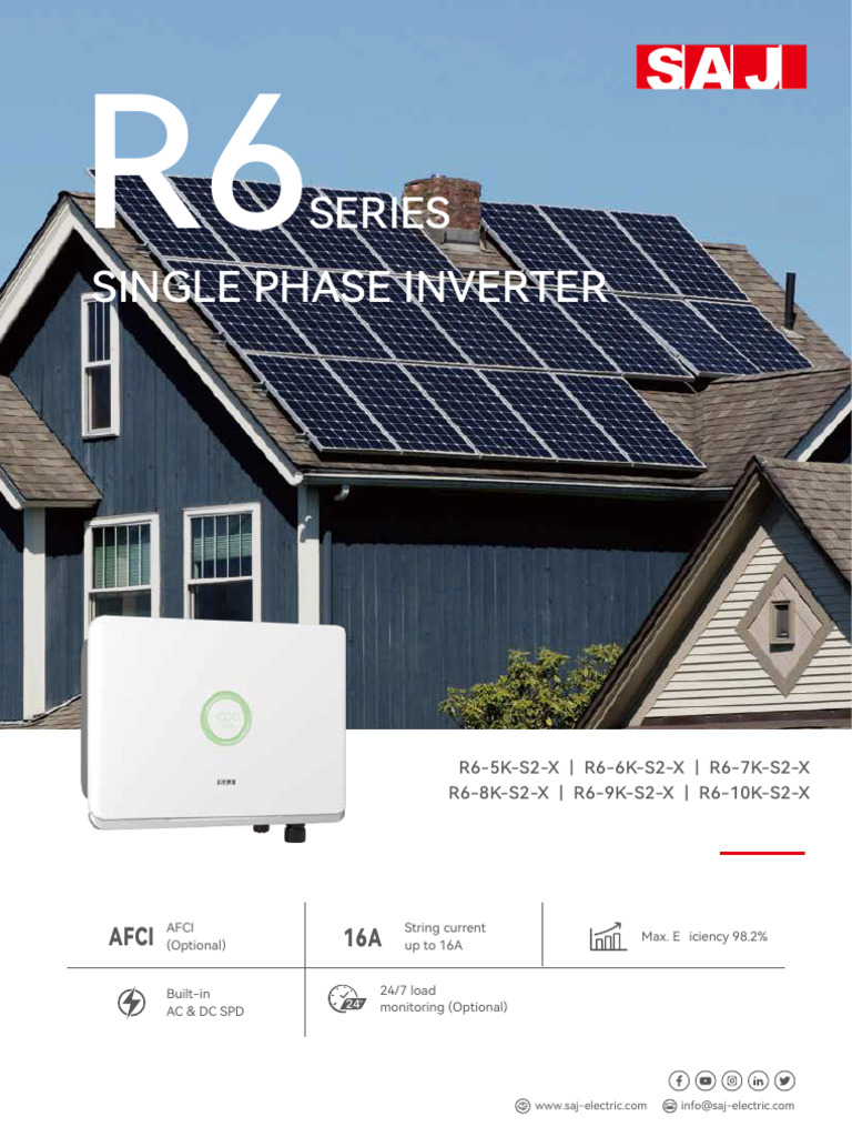 Series Single Phase Inverter: Afci 16A | PDF | Alternating Current ...