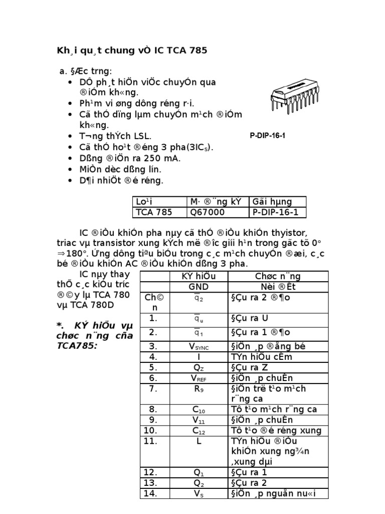 TCA785 - Tieng Viet | PDF