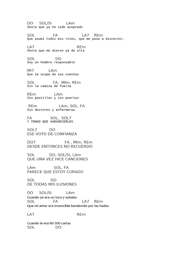 Cuando Era Un Loco | PDF