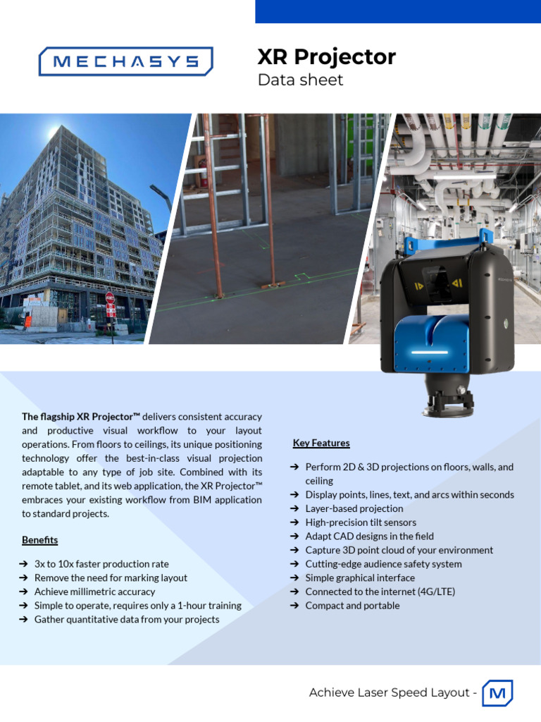 XR Projector: High-Precision Layout Tool | PDF | Laser | Optics