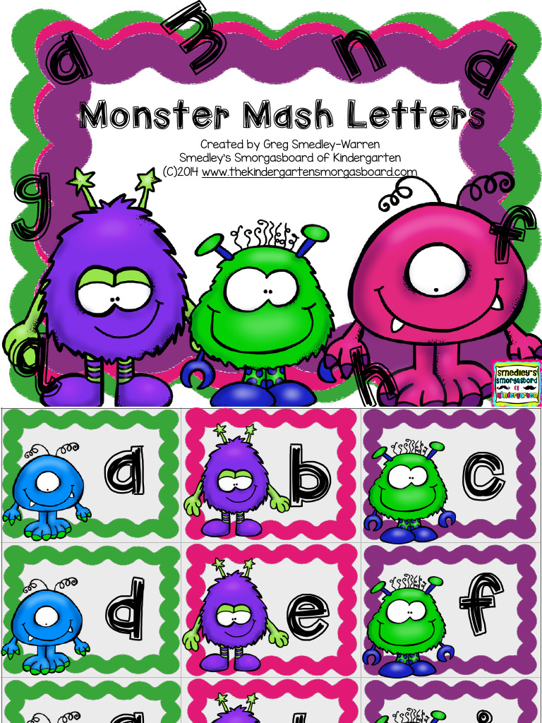 Monster Mash Letters: Created by Greg Smedley-Warren Smedley's ...