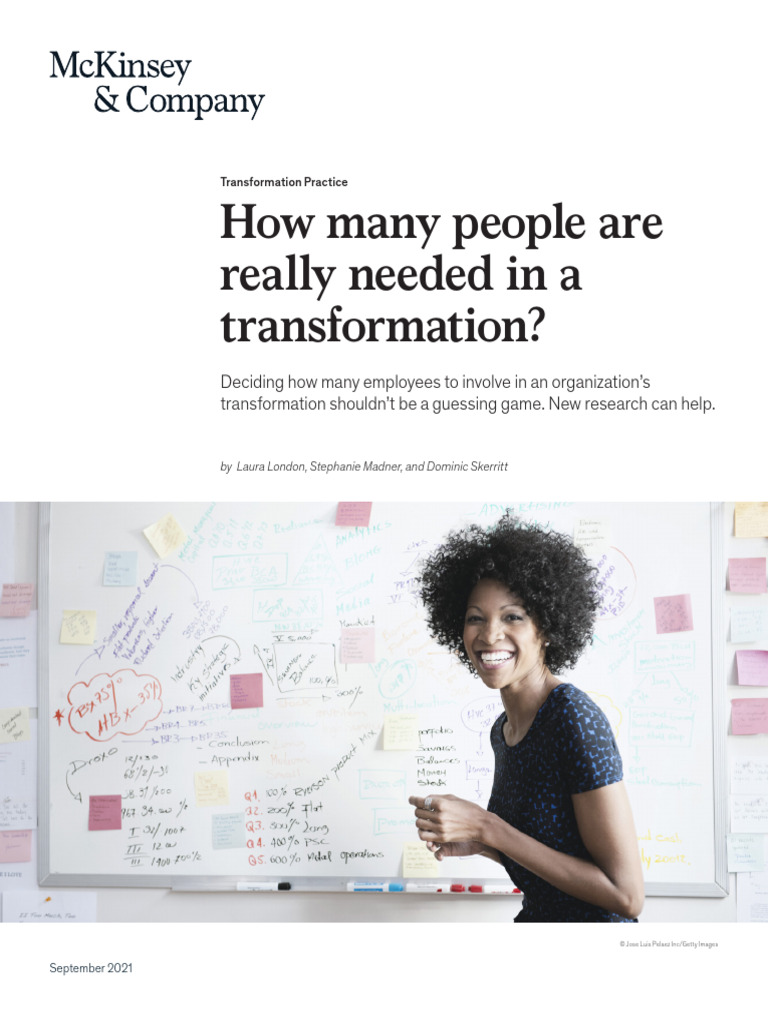 How Many People Are Really Needed in A Transformation VF | PDF ...