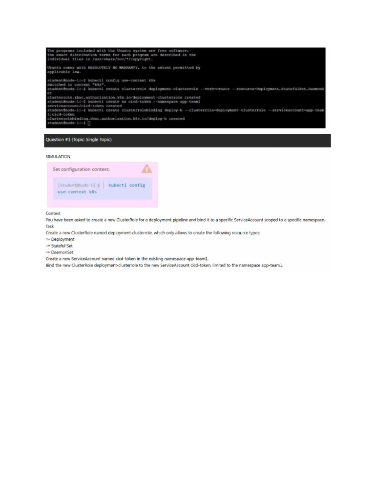 Cka Learning Questions | PDF
