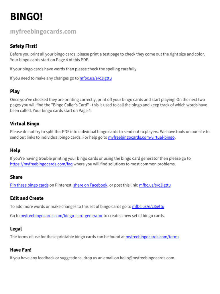 Short Vowel, Silent E, Blends, and Digraphs Bingo | PDF | Gambling Games | Games Of Chance
