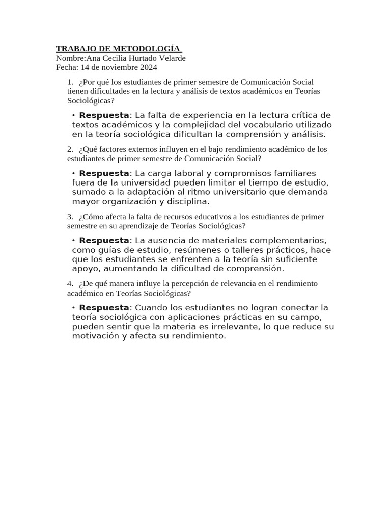 Trabajo Metodos Ceci | PDF