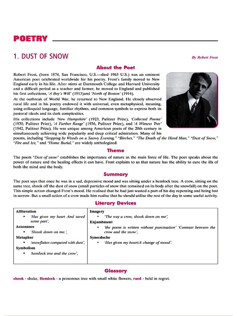 Dust of Snow TW | PDF