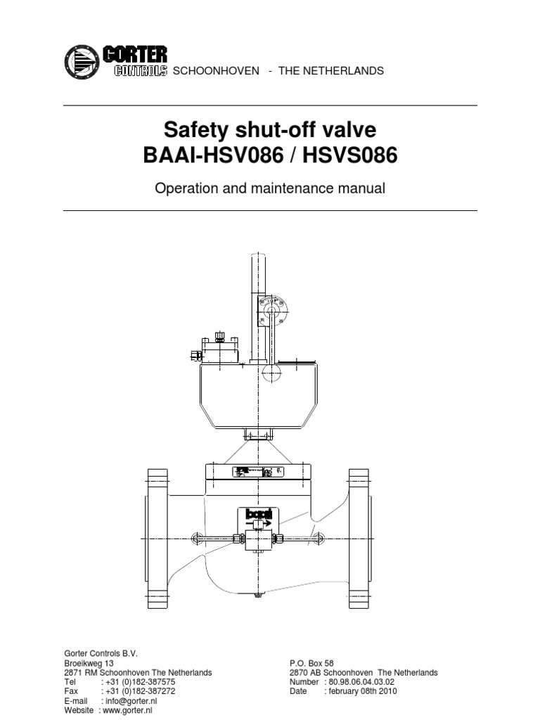 Manual (En) HSV | PDF | Valve | Switch