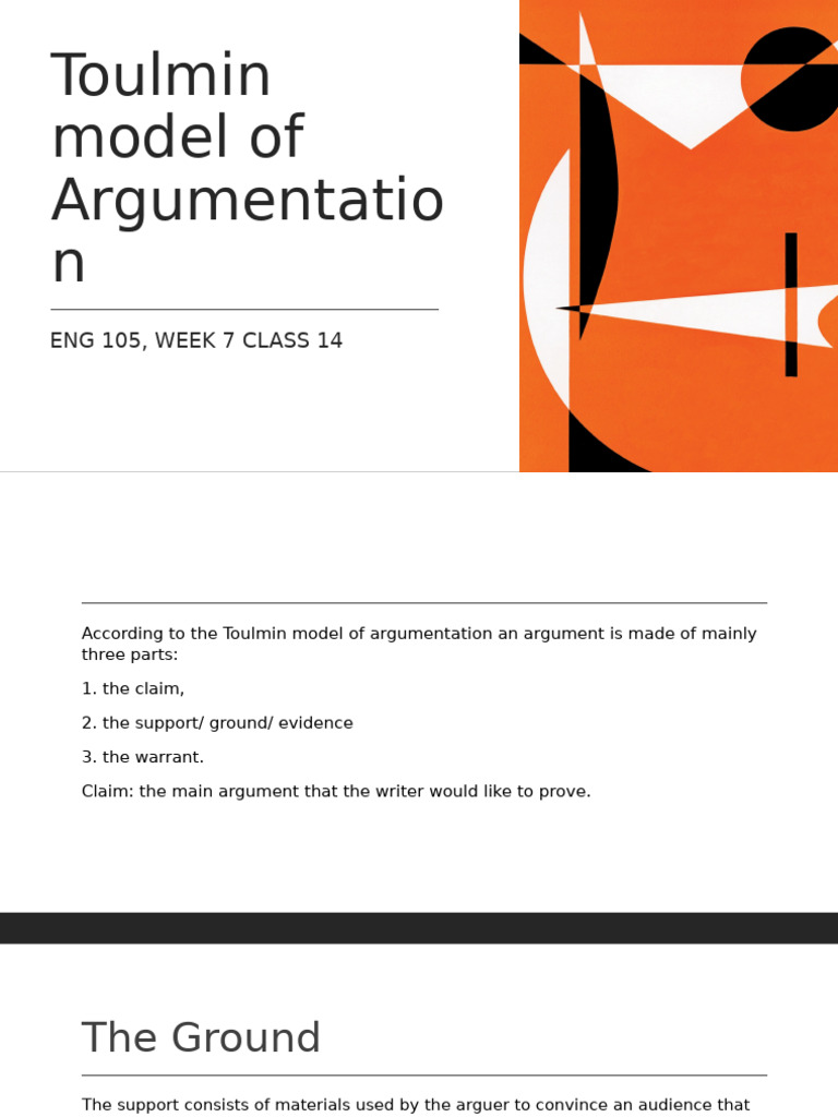 Toulmin Model of Argumentation | PDF | Refugee