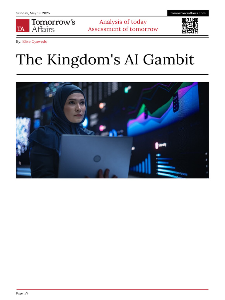 The Kingdom S Ai Gambit | PDF | Artificial Intelligence | Intelligence ...