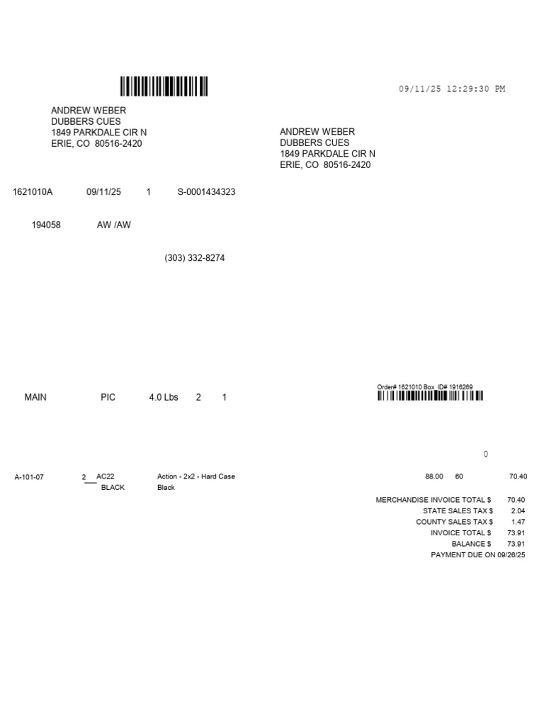 Test Order | PDF
