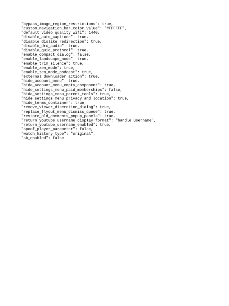 (ROOT) YouTube Music v5.6.2 Config | PDF