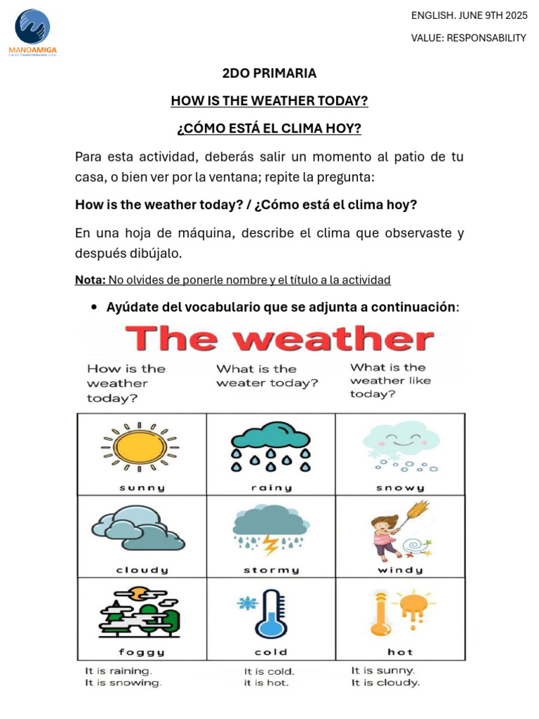 Actividades Inglés 2do Primaria | PDF