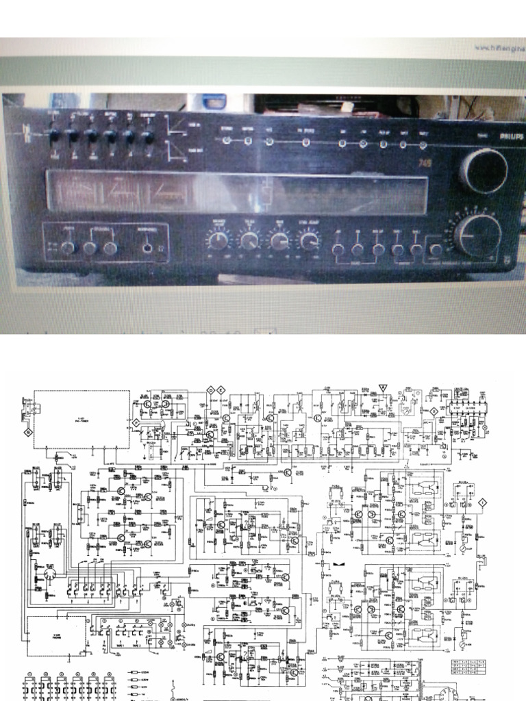 Esquema Eletrico Philips RH 749 HiFi | PDF