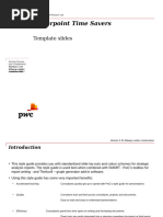 PwC Presentation Templates & Insights | PDF | Mergers And Acquisitions ...