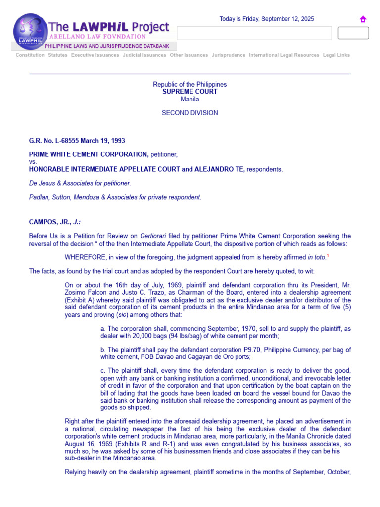 Prime White Cement (Corpo) P. 110 | PDF | Private Law | Justice