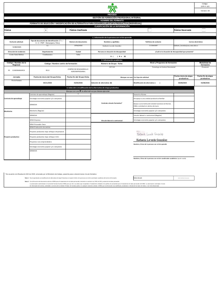 Katherin Laverde Gonzalez 165 | PDF