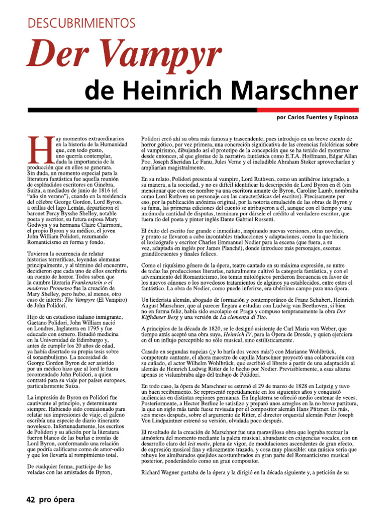 Der Vampyr | PDF