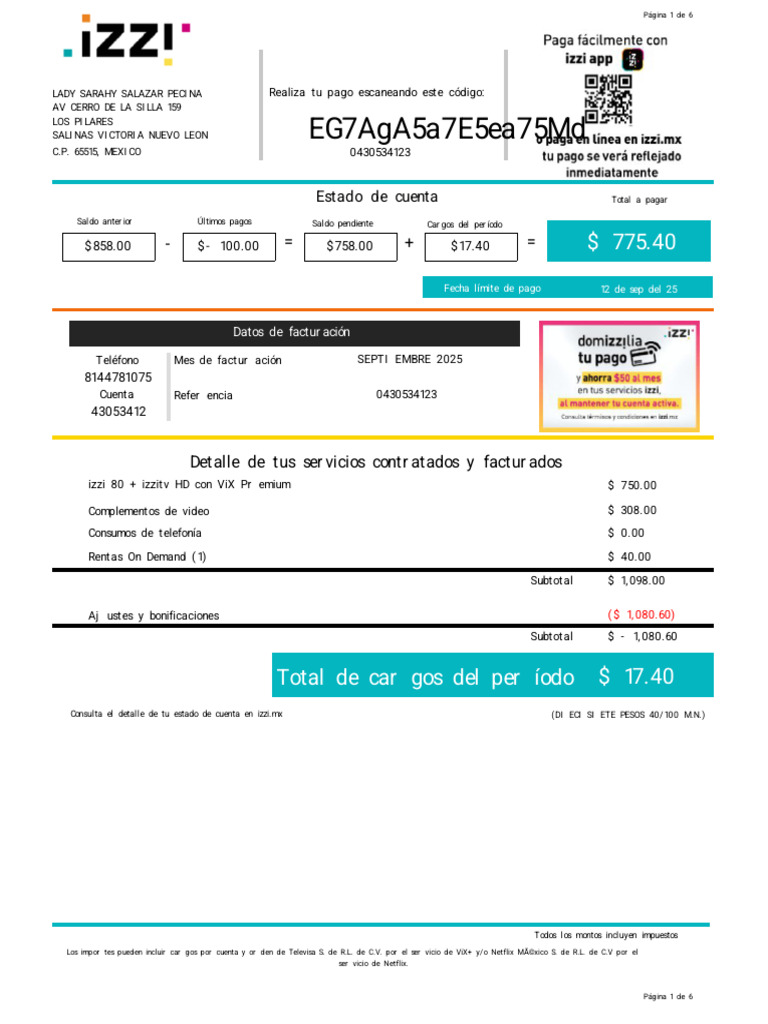Izzi | PDF | Vídeo a la carta
