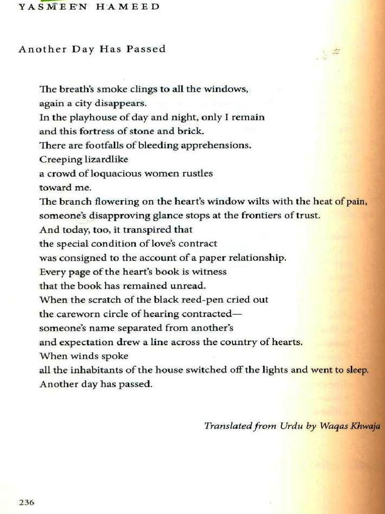 Another Day Has Passed | PDF